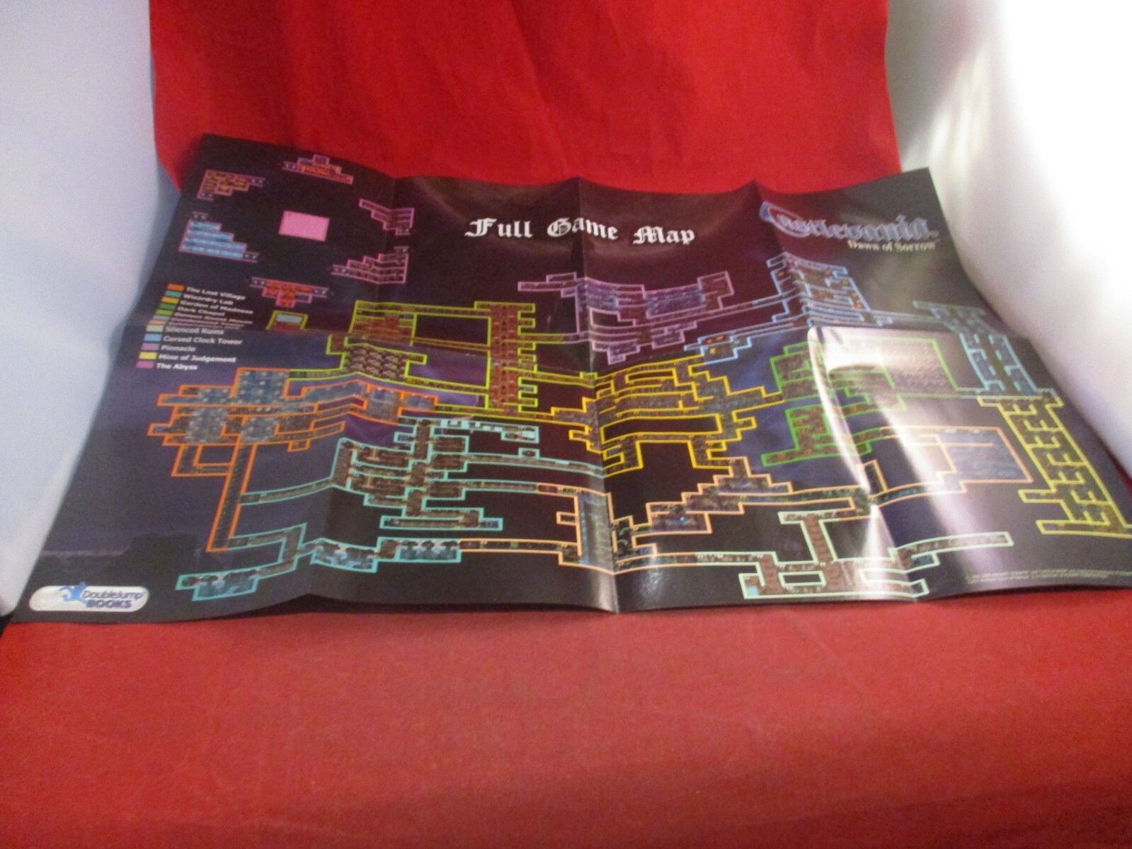 Castlevania Dawn of Sorrow Nintendo DS Foldble Full World Map Poster ...