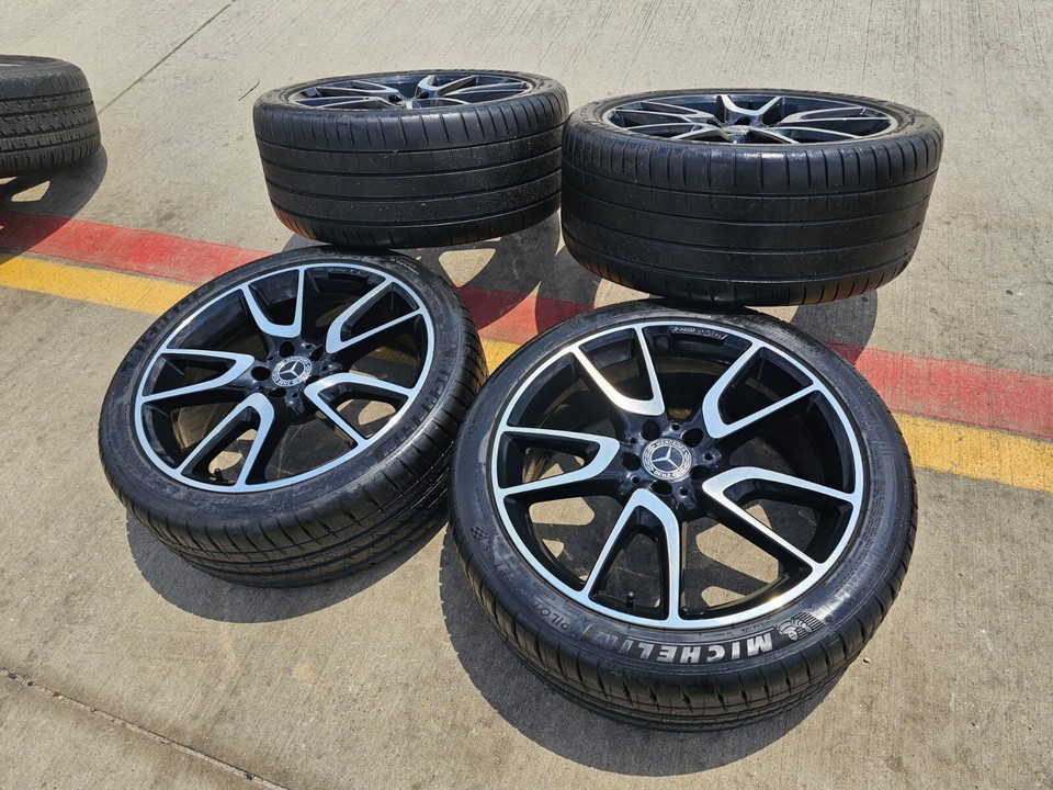 20" Mercedes E43 E53 E400 AMG S580 S65 S63 OEM 85543 85544 wheels rims ...