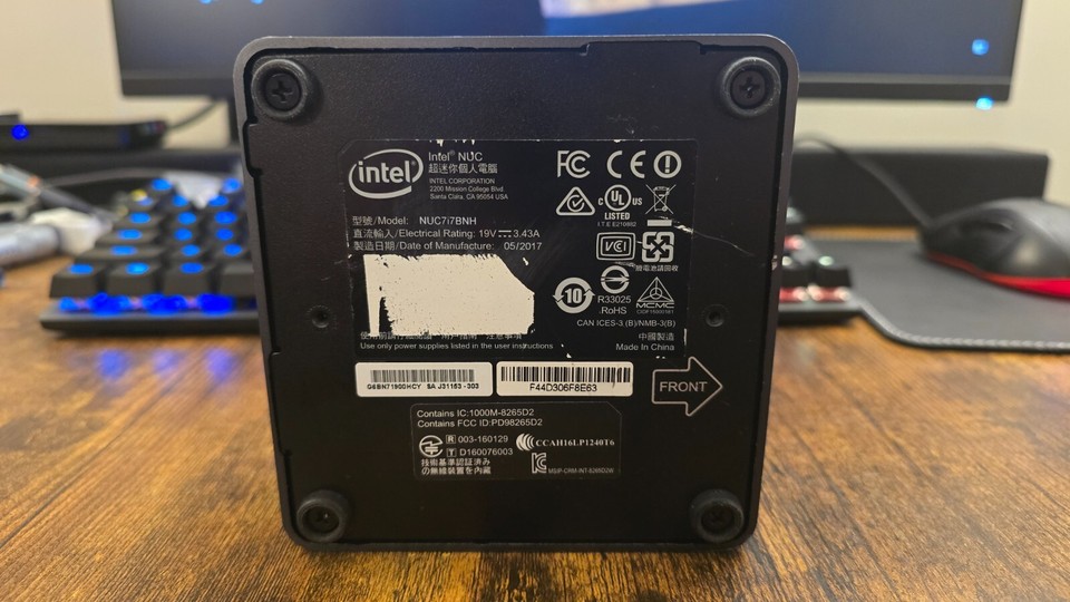 Mini PC Intel NUC7 NUC7i7BNB i7-7567U 3.5GHz 16GB RAM 250GB SSD w ...