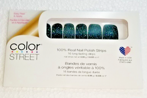 Color Street Nail Strips Scot Topic 16 Strips Made in USA Sparkle St ...