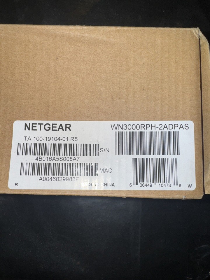 NETGEAR WN3000RPH-2ADPAS ADT Pulse WiFi Range Extender - White | eBay