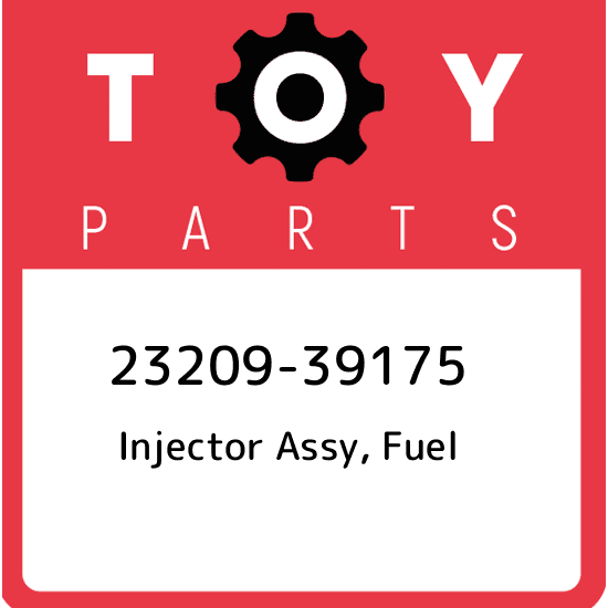 23209-39175 Toyota Injector assy, fuel 2320939175, New Genuine OEM Part ...