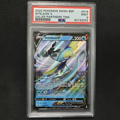 2020 Pokemon: INTELEON V SWSH016 - Galar Tin - [Black Star Promo ...