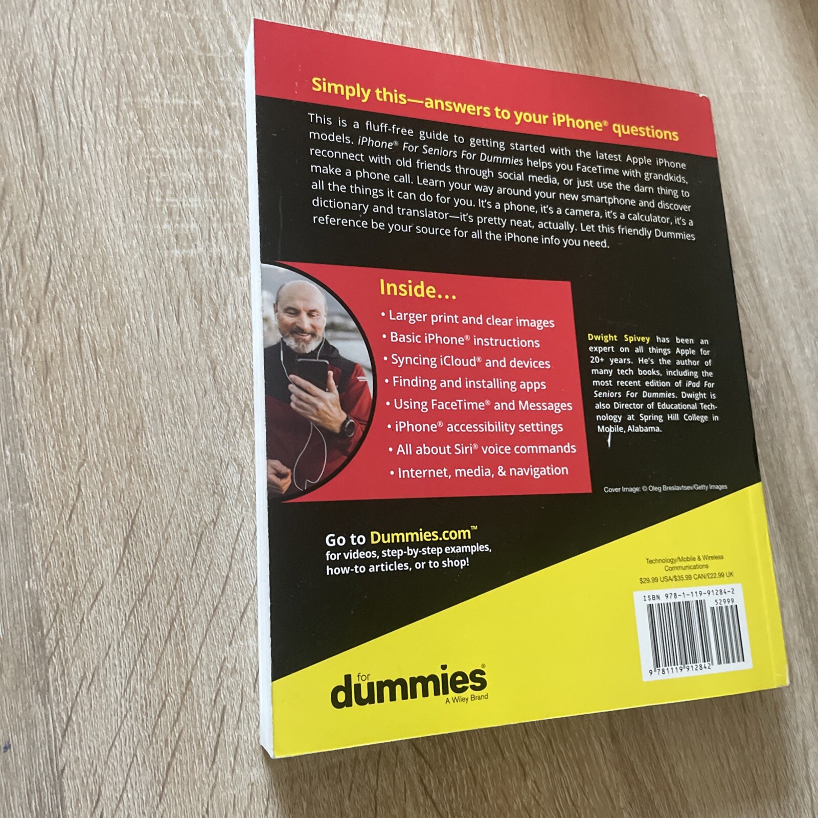 IPhone for Seniors for Dummies by Dwight Spivey (2022, Trade Paperback ...