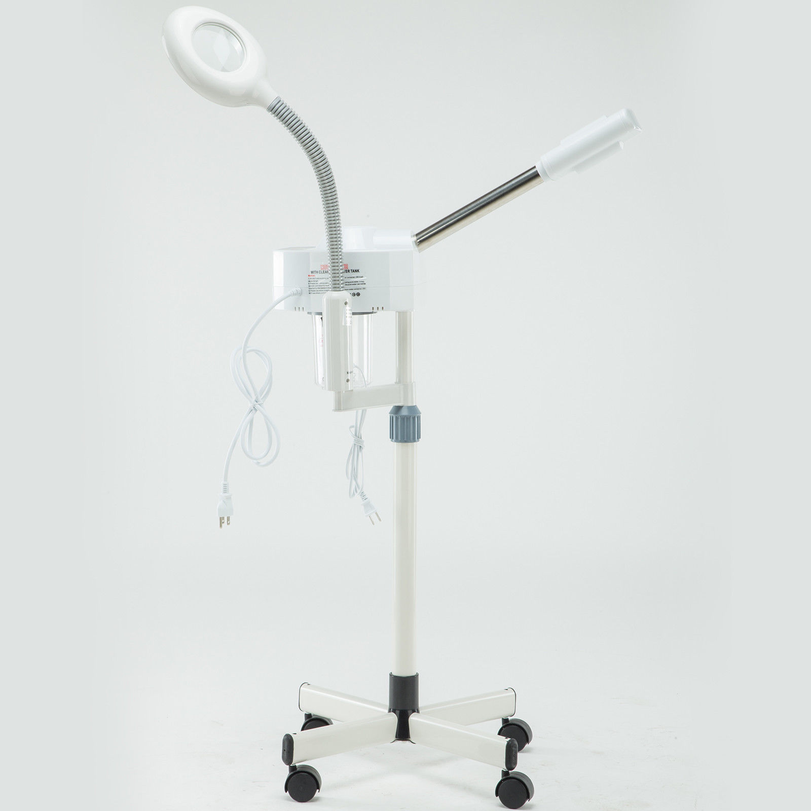 2In1 Hot Spray Facial Steamer 5x LED Magnifying Lamp Beauty Salon Face ...