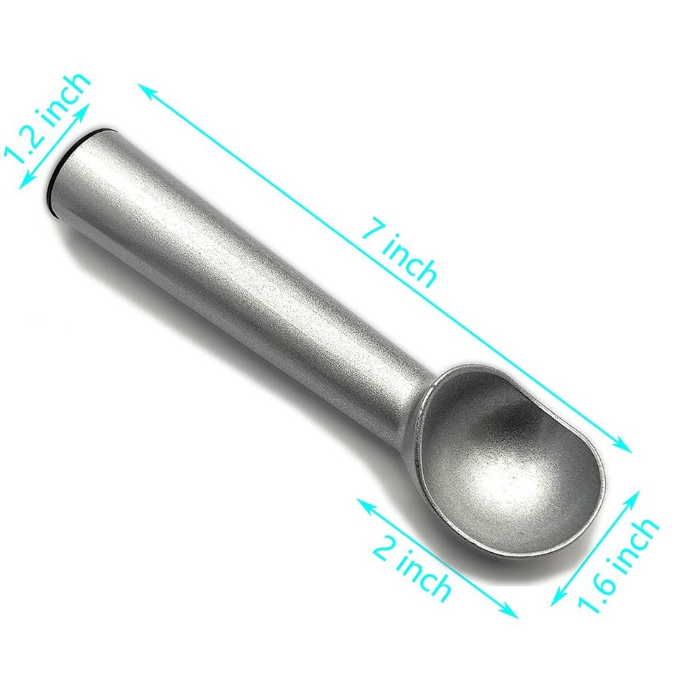 Ice Cream Scoop,7 inches Nonstick Anti-Freeze One Piece Aluminum ...