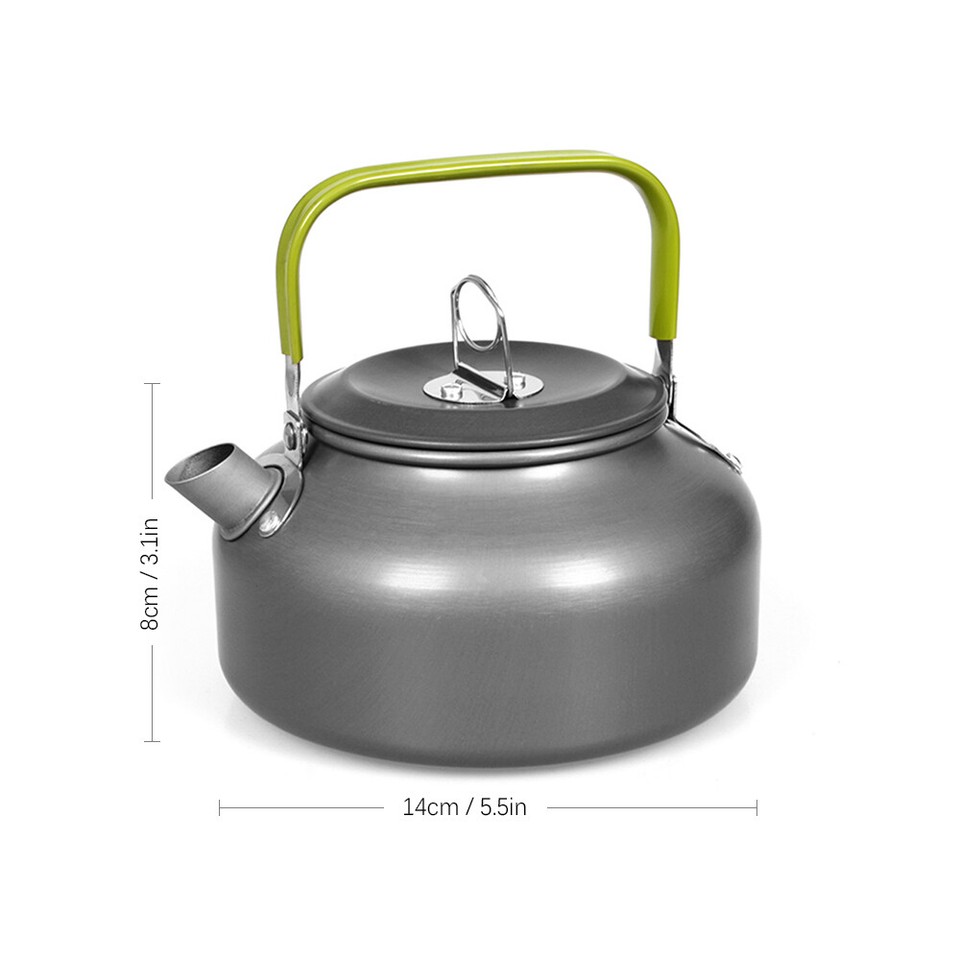 0.8L/1.2L/1.8L Outdoor Camping Kettle Tea Kettle Quick Heating Corrosion G2A5 | eBay