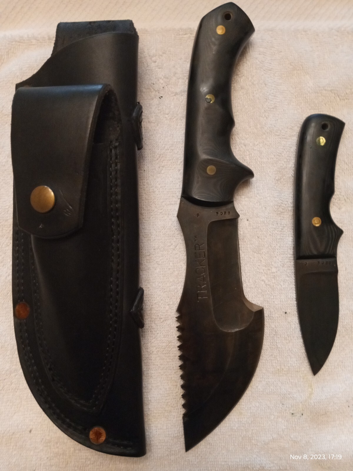 TRACKER Knife David Beck Original 1st Run 1995 Model C & B8 The Hunted ...