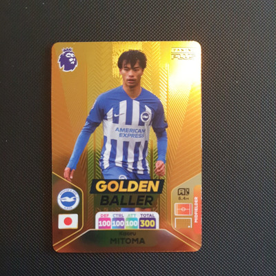 Kaoru Mitoma Golden Baller card # 93. Panini PLUS 2024. New | eBay UK