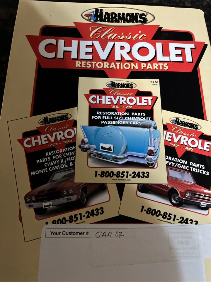 Harmon’s classic Chevrolet 1947 through 1980 restoration parts | eBay
