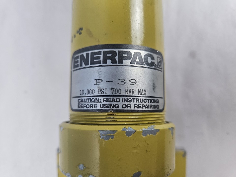 Used Enerpac P-39 Single Speed Hydraulic Hand Pump 10,000psi Works But ...