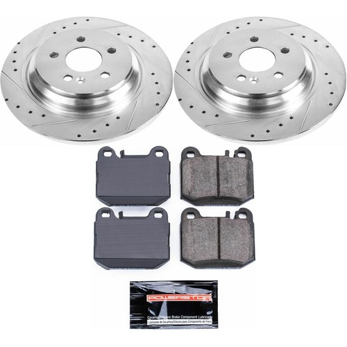 PowerStop Disc Brake Kit - Rear - Fits Mercedes Benz ML430 2000-2001 ...