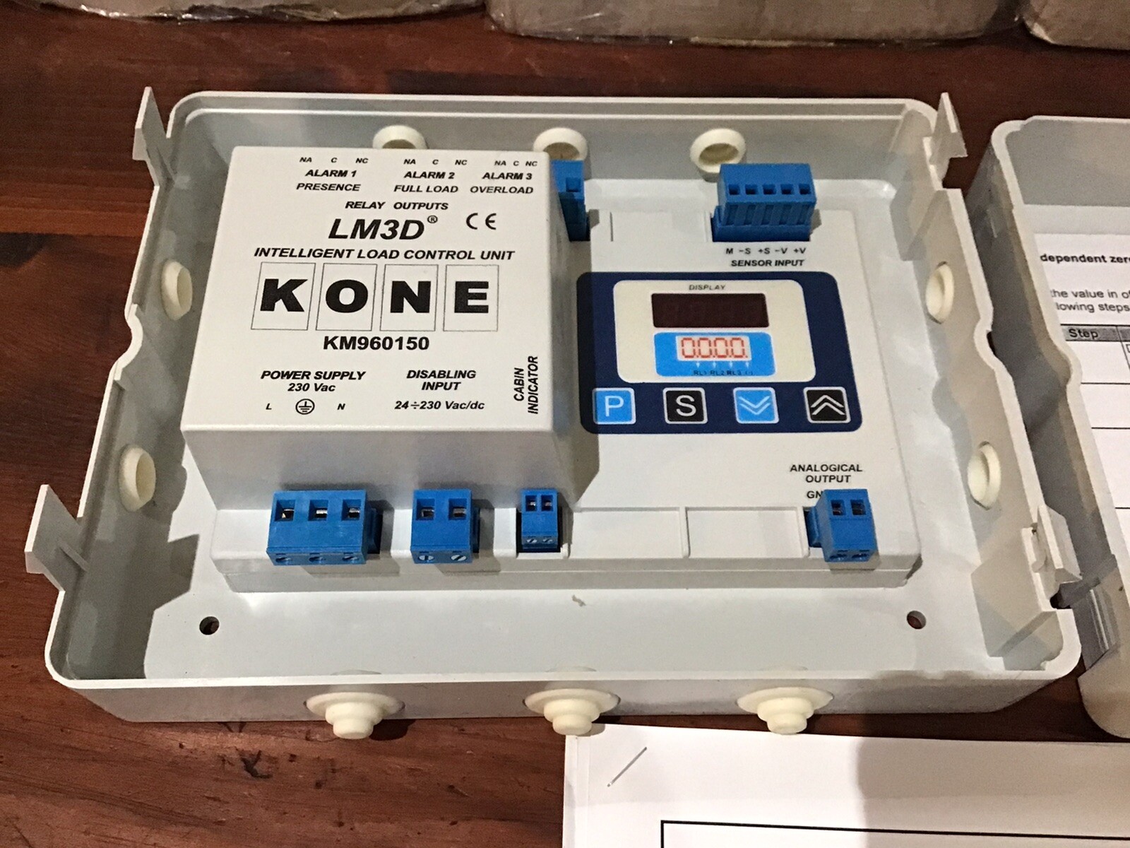 Micelect / Kone Lift Load Sensor Kit 1 x KM960150, 4 x KM50317002-CCP ...