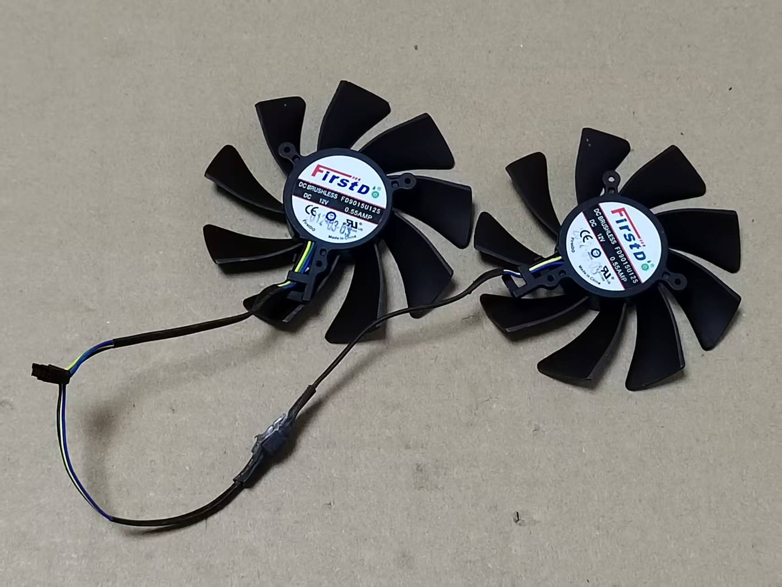85MM FD9015U12S 4Pin GPU Fan For Sapphire AMD Radeon HD7950 HD 7970 ...