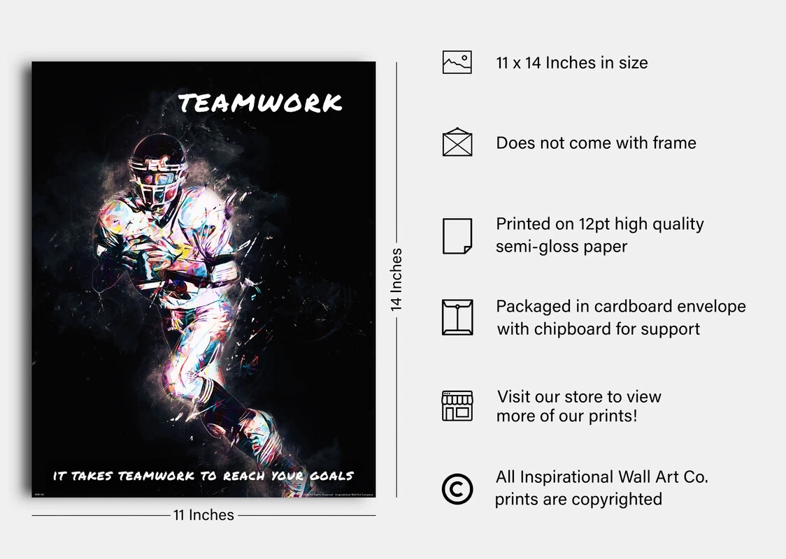 Teamwork Poster For Kids