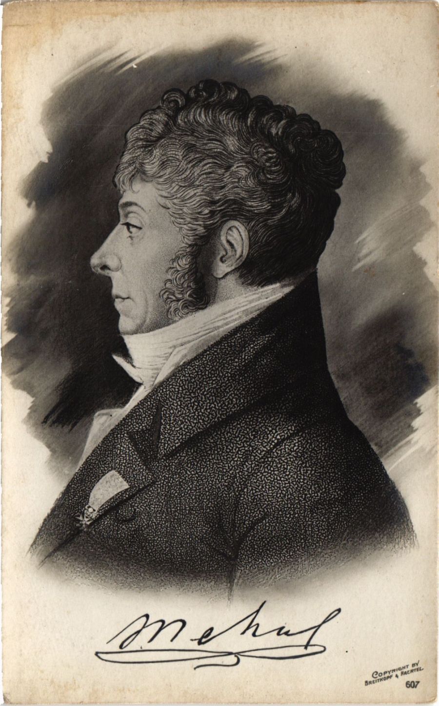 CPA ÉTIENNE NICOLAS MÉHUL Compositeur Musique (303738) | eBay