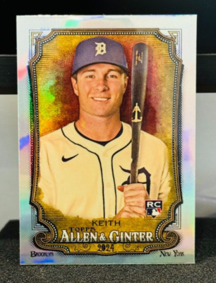 COLT KEITH ROOKIE REFRACTOR! 2024 Allen & Ginter Chrome Refractor ...