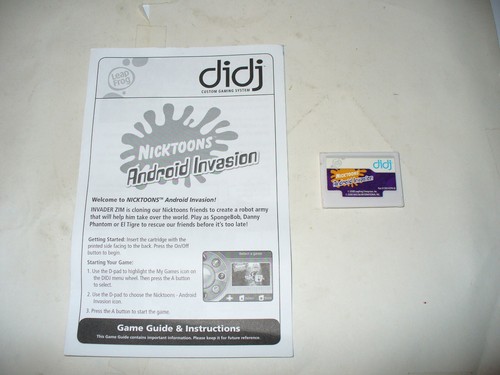 LeapFrog Didj Custom Learning Game: Nicktoons Android Invasion | eBay