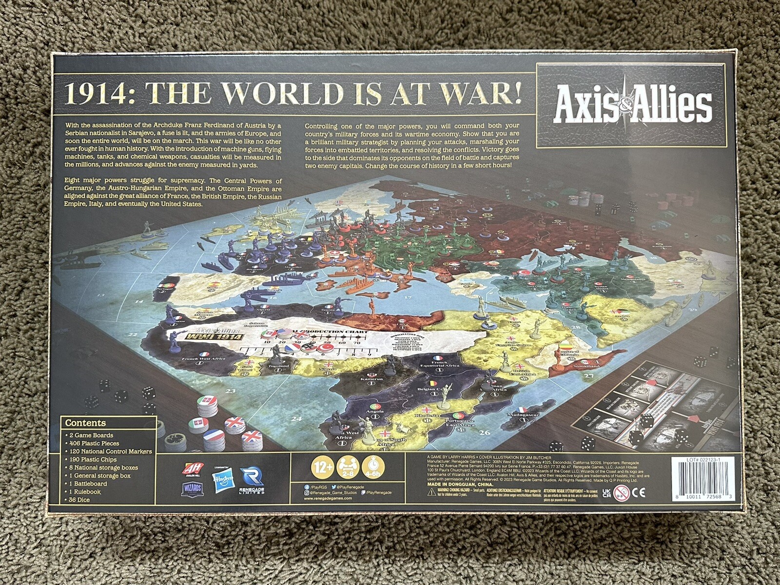 Axis & Allies WW1 1914 Strategy Game NEW SEALED | eBay