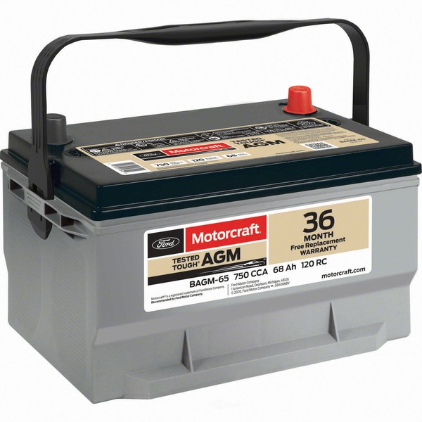 Vehicle Battery-TESTED TOUGH AGM Motorcraft BAGM-65 for sale online | eBay