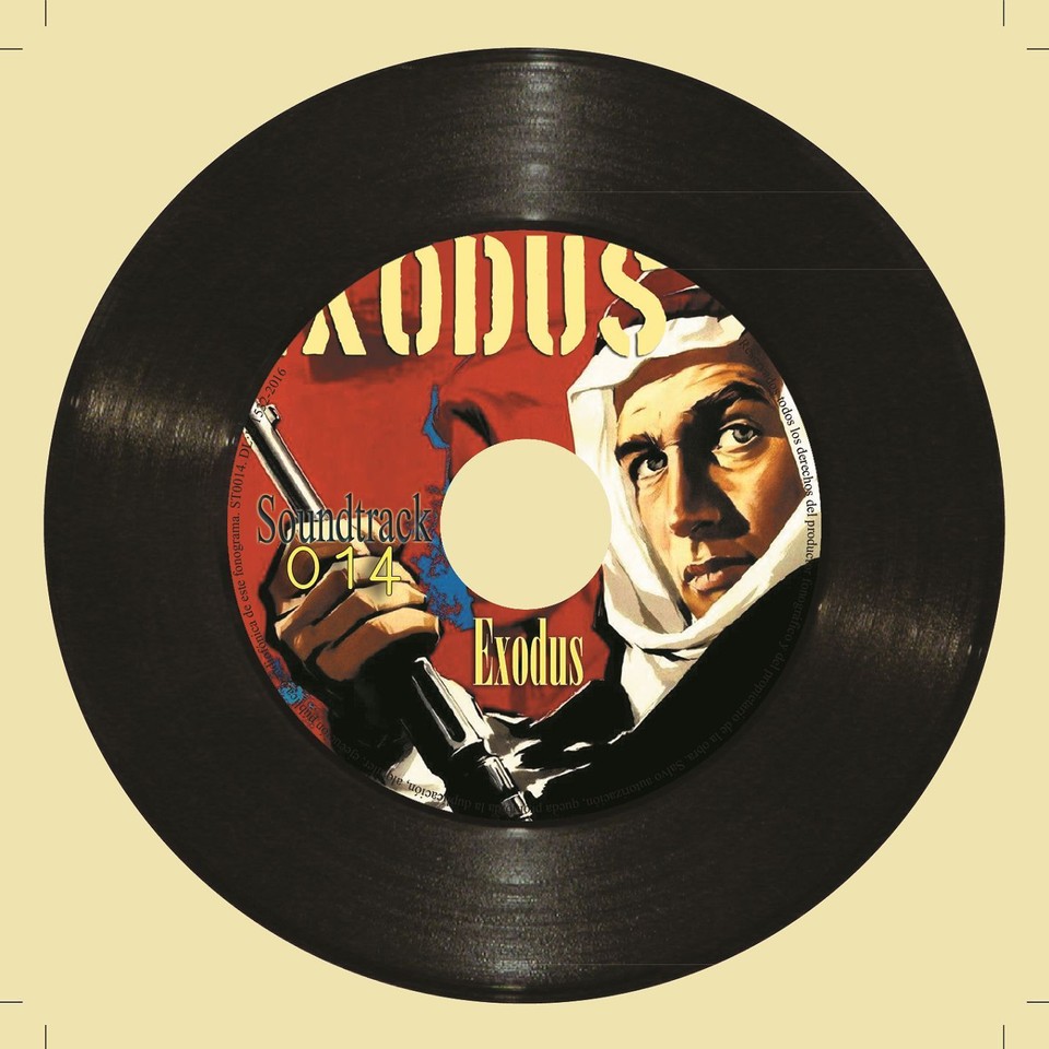 EXODUS Soundtrack CD #14/100 - Banda Sonora O.S.T Original 1960 Ernest ...