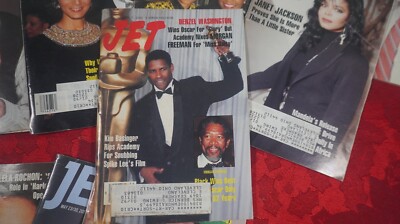 VINTAGE JET MAGAZINE APRIL 16, 1990 DENZEL WASHINGTON Wins Oscar for ...