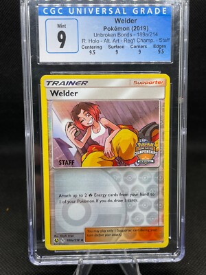 Pokemon Staff Card Welder CGC 9 Pokemon TCG 2019 Pokemon Card | eBay