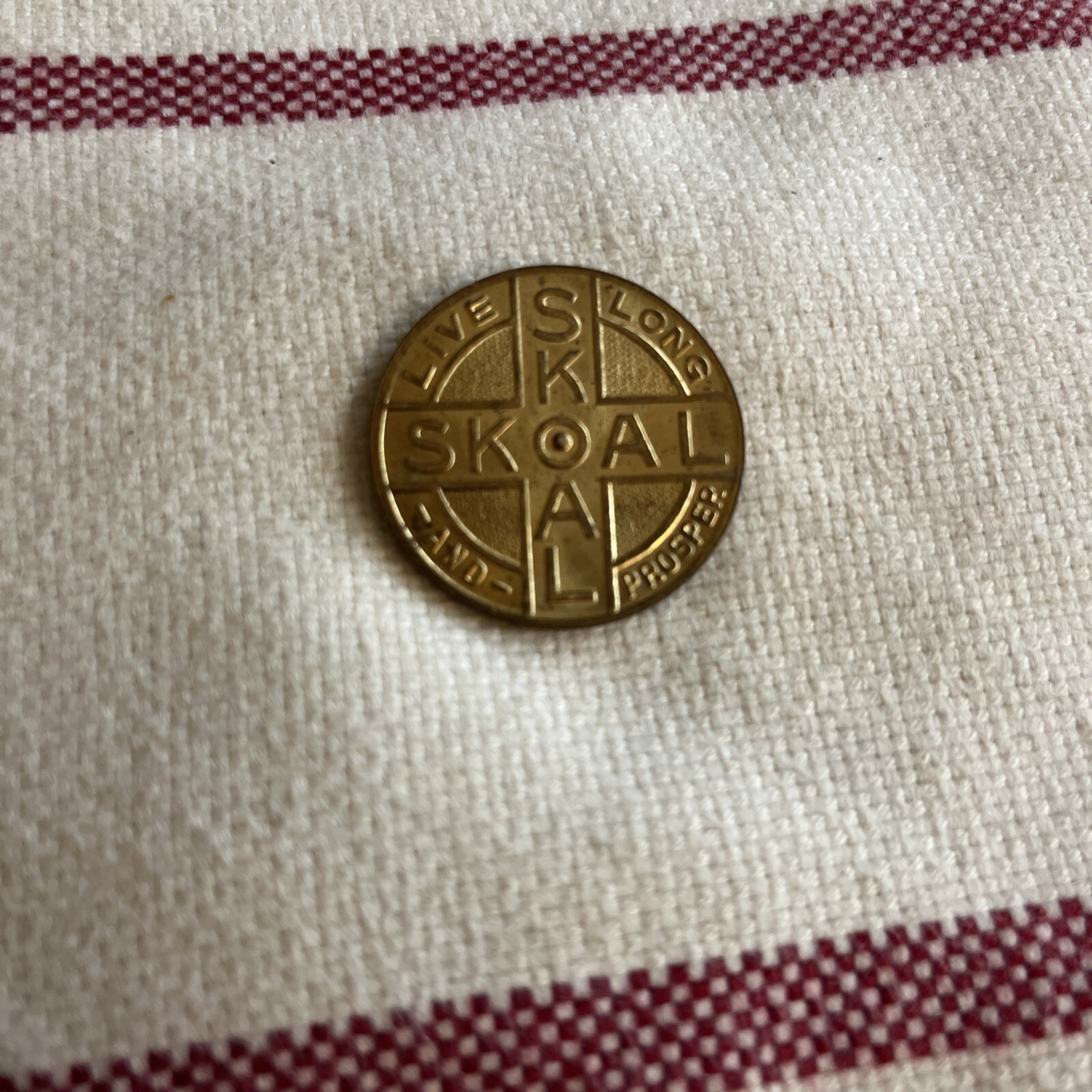 Vintage Skoal Advertising Coin Wintergreen A Good Chew Mint Token ...