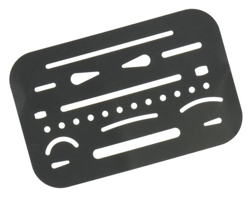 Alvin Stainless Steel Erasing Shield (3298) Silver. 88354264002| eBay