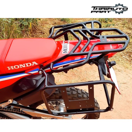 SET SIDE RACK REAR RACK LUGGAGE GUARD BLACK 3L TANK HONDA CRF300 L ...