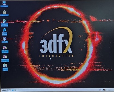 Windows 98 95 DOS Retro Gaming PC 3DFX Voodoo AGP PCI Sound CDRW 100MB ...