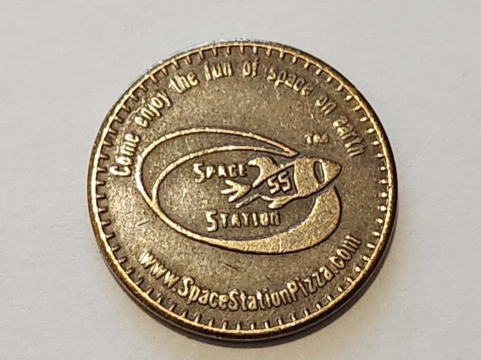Space Station Pizza Arcade Token | eBay