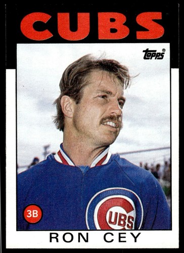 1986 Topps Baseball Card Ron Cey A Chicago Cubs #669 | eBay