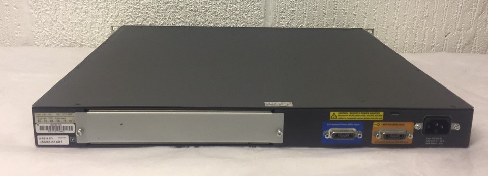 HP Procurve Network Switch 3500yl-24G-PWR 24 Port PoE Gigabit J8692A | eBay