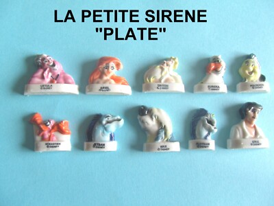 SERIE COMPLETE DE FEVES LA PETITE SIRENE PLATE-DISNEY | eBay