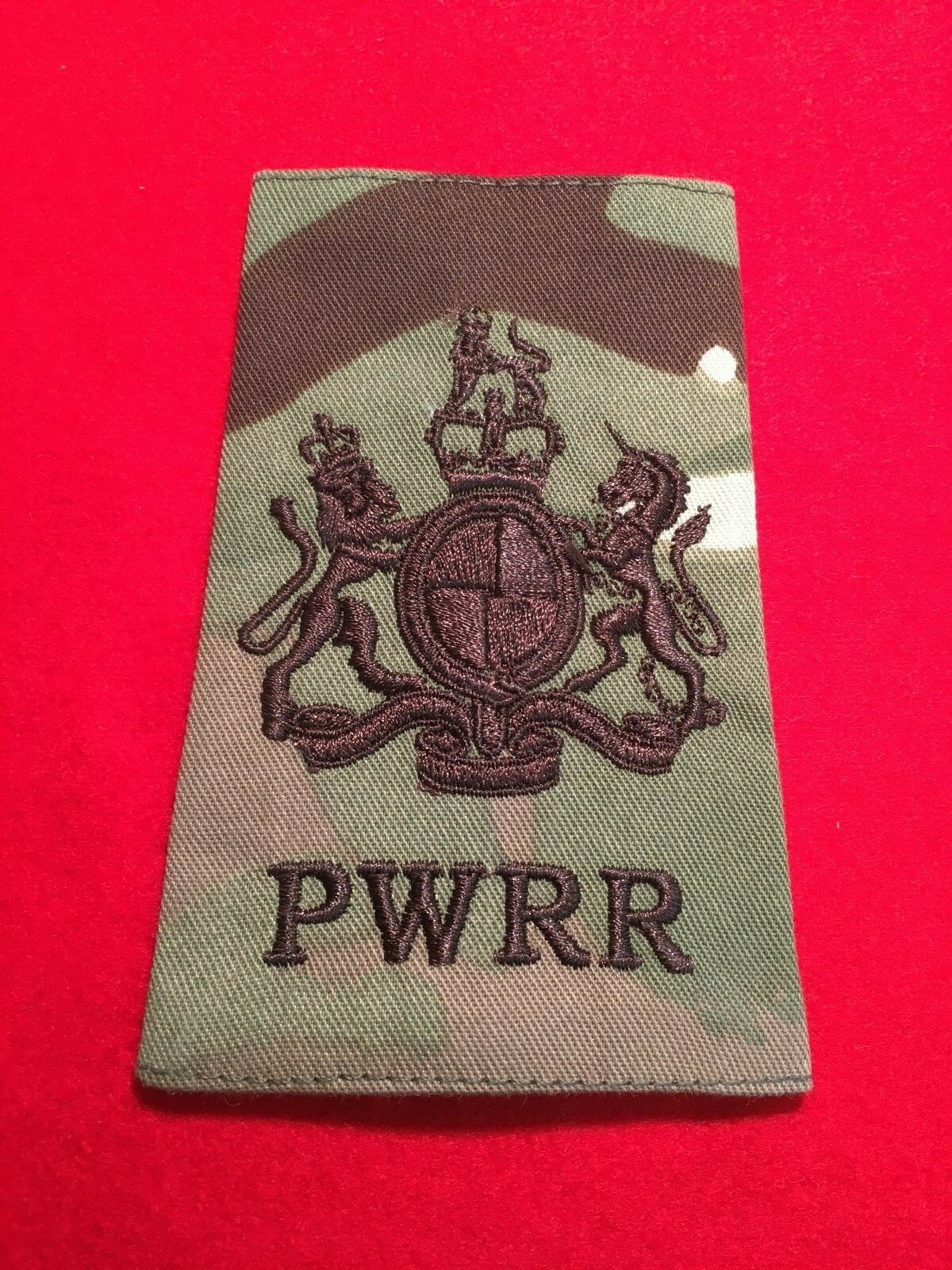 Pair of PWRR MTP Combat Rank Slide Princess Wales Royal Regiment ...