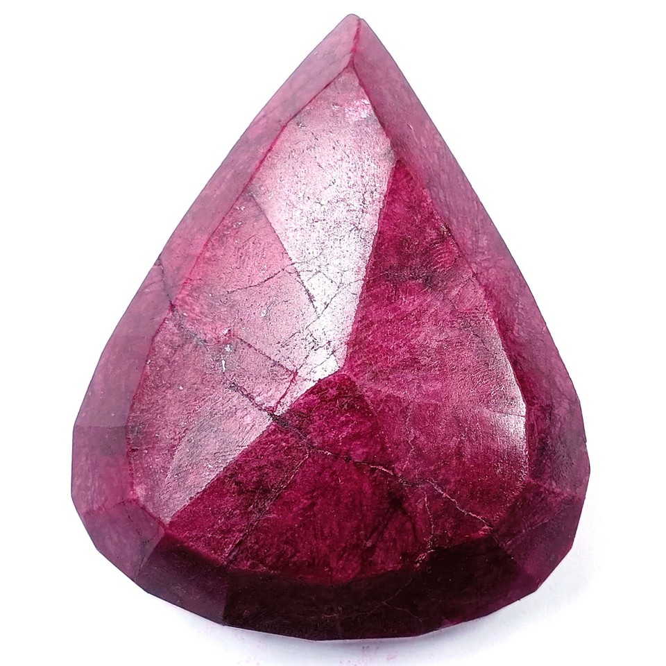 Graceful 840 Ct Natural Red Ruby Pear Shape EGL Certified Loose ...
