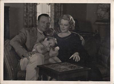 WALLACE BEERY & Family - Original Vintage CANDID Photo by CLARENCE ...