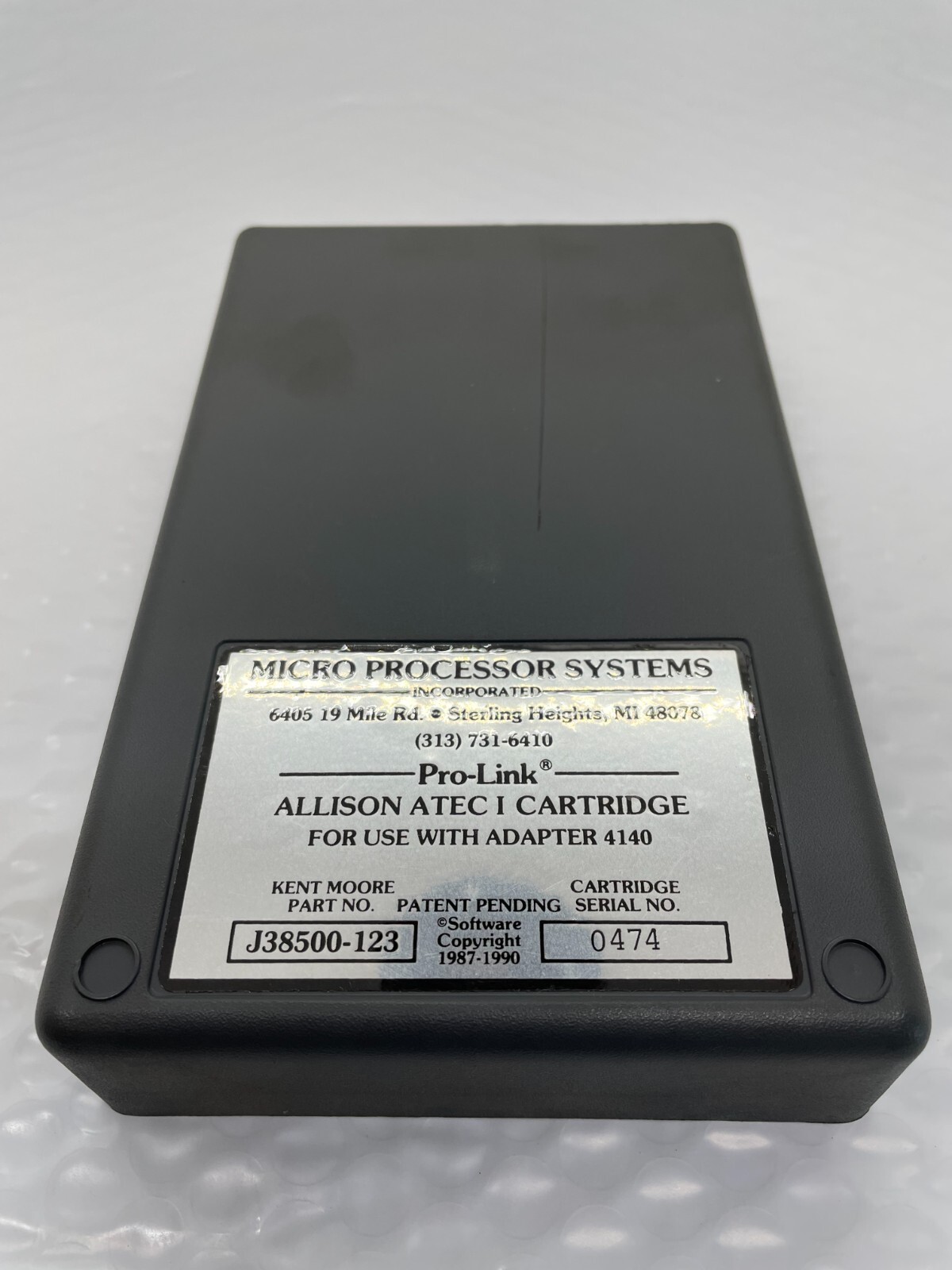 NEXIQ, PRO LINK KENT MOORE J38500-123 ALLISON ATEC 1 CARTRIDGE | eBay