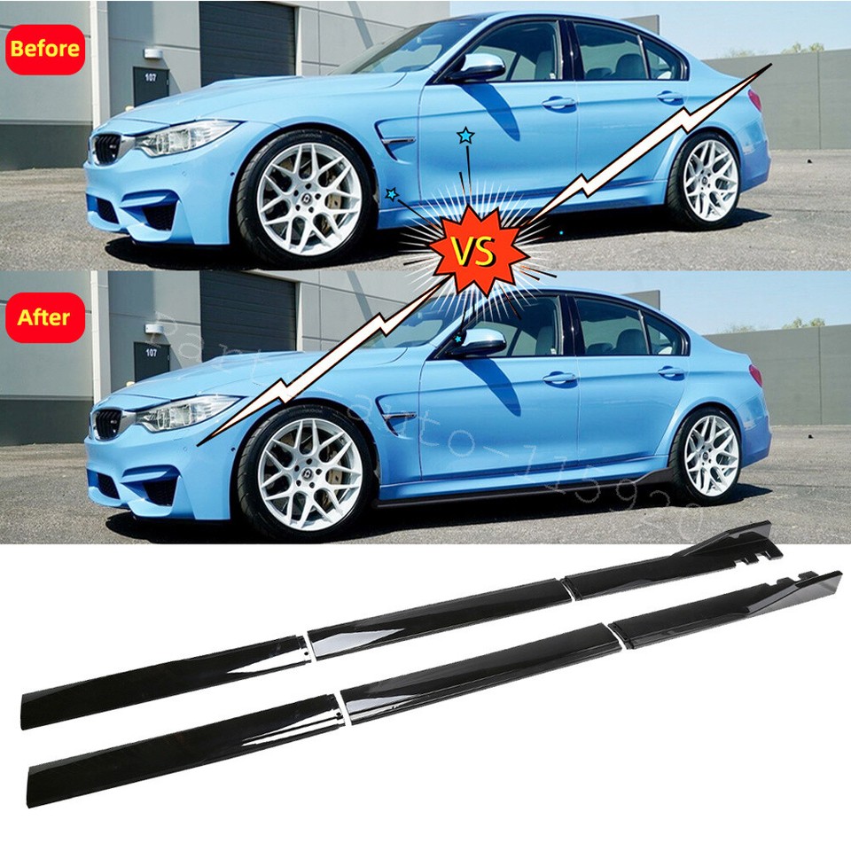 For Volkswagen VW Beetle Front Bumper Lip Splitter Body Kit Side Skirts ...