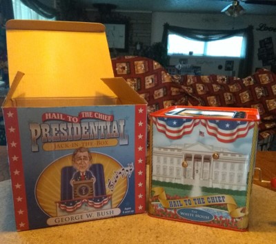 George W. Bush Jack-In-The-Box - Tune:Hail To The Chief Song - Original ...