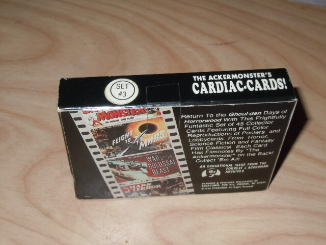 The Ackermonster's Cardiac Cards 45 Full Color Lobbycards Sci-Fi ...