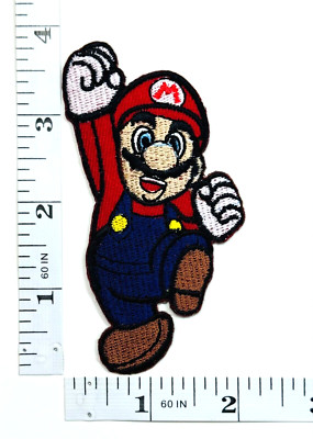 Embroidered Patch - Mario - Super Mario Bros - NEW - Iron-on/sew-on | eBay