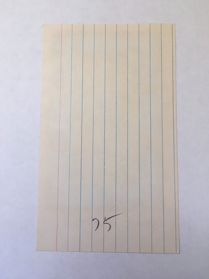 Mark Koenig Signed Autographed 3x5 inch Index card - 1927 NY Yankees w ...