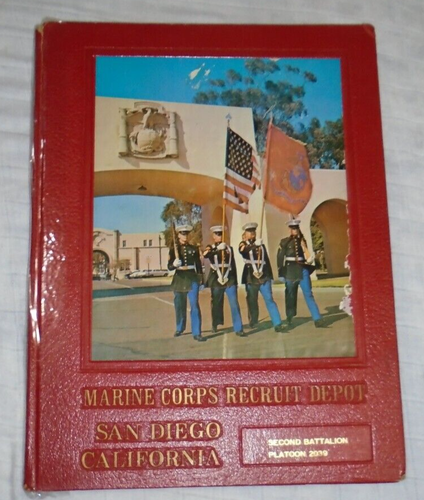MARINE CORPS RECRUIT DEPOT MCRD San Diego USMC 1973 Yearbook 2039 Boot ...