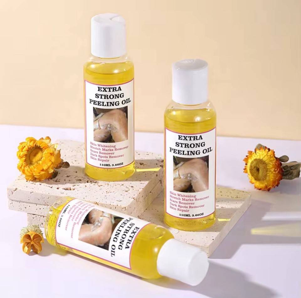 Strong Yellow Peeling Oil Exfoliating Solution for Face Body Dark Skin ...