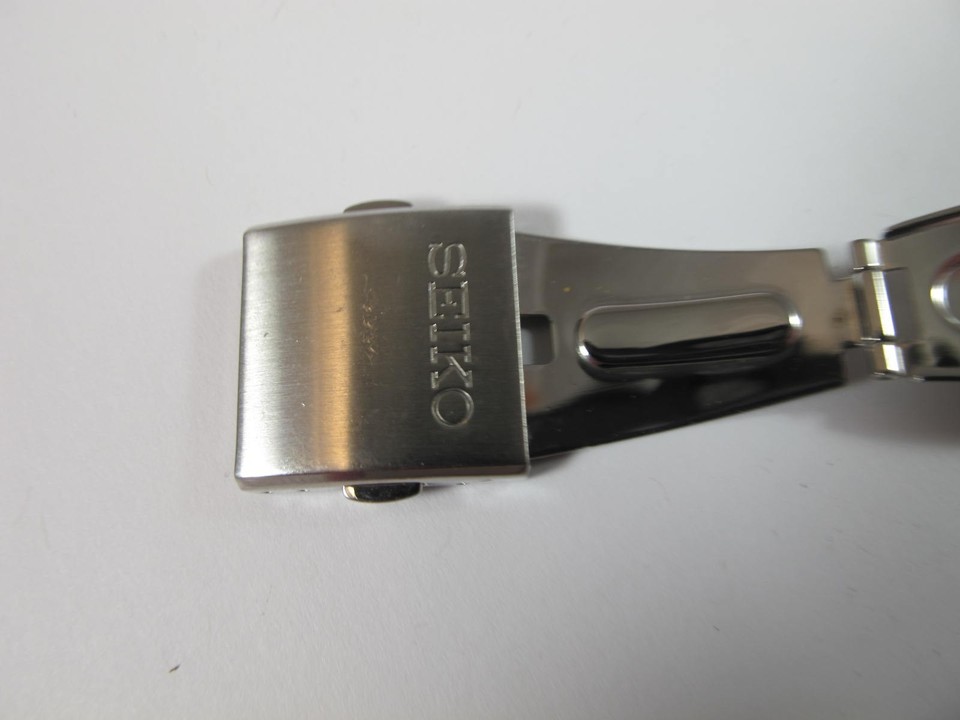 SEIKO MENS ALL STEEL DEPLOYANT CLASP G FOR 20MM LINKS | eBay