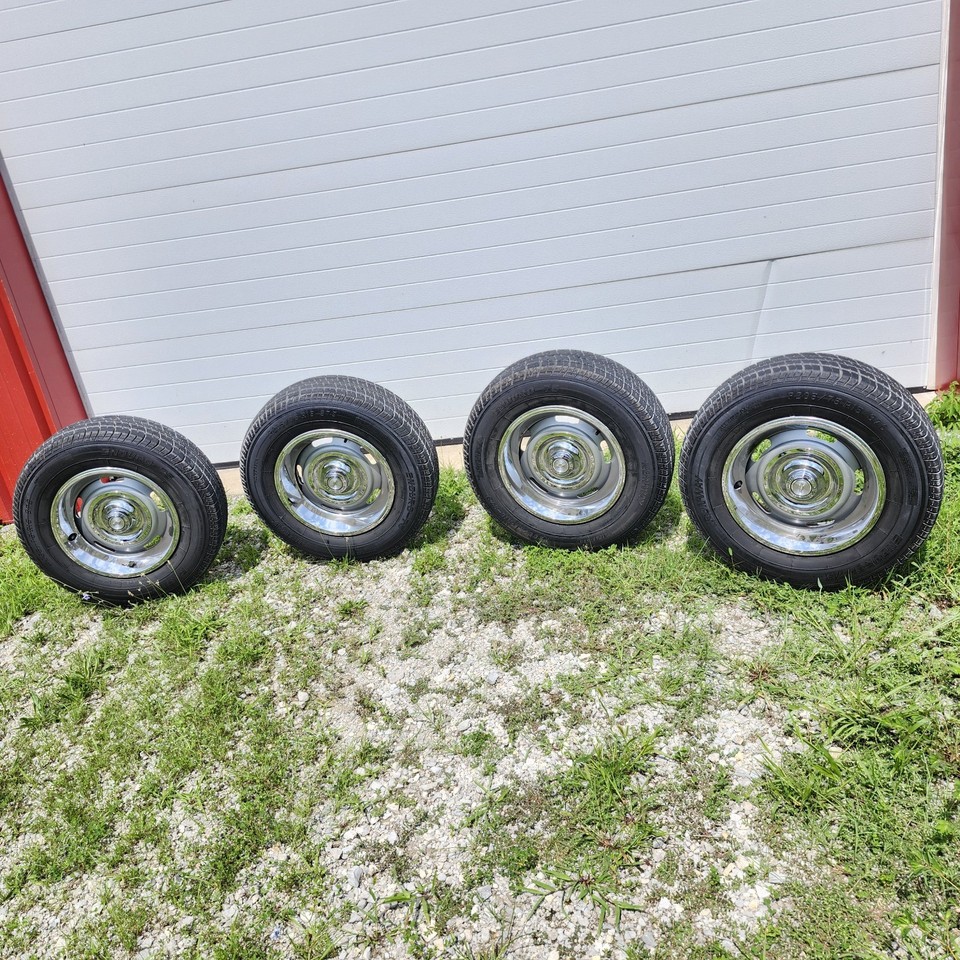 1967 C2 Corvette Wheels & Tires Reproduction 15 Inch Rally Wheel Rim ...