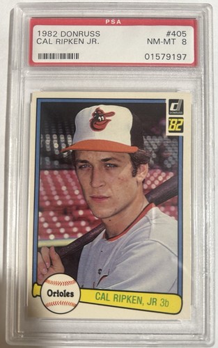 1982 Donruss Cal Ripken Jr. #405 Rookie Card PSA 8 NM-MT Baltimore ...
