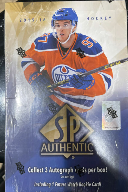 Upper Deck 2015-2016 SP Authentic Hockey Hobby Box for sale online | eBay